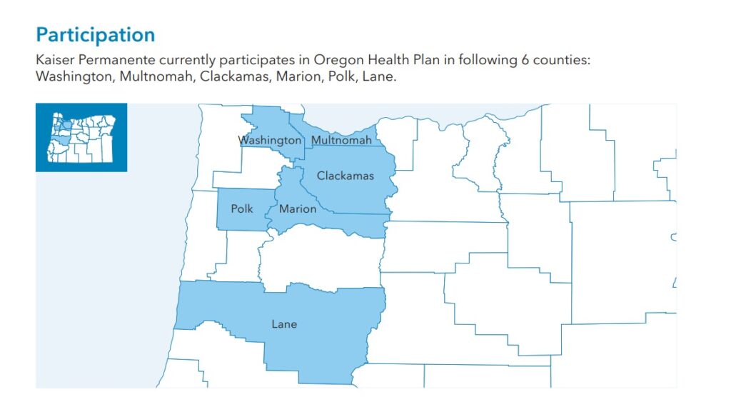 At a Glance: Kaiser Permanente’s participation in Oregon Health Plan ...