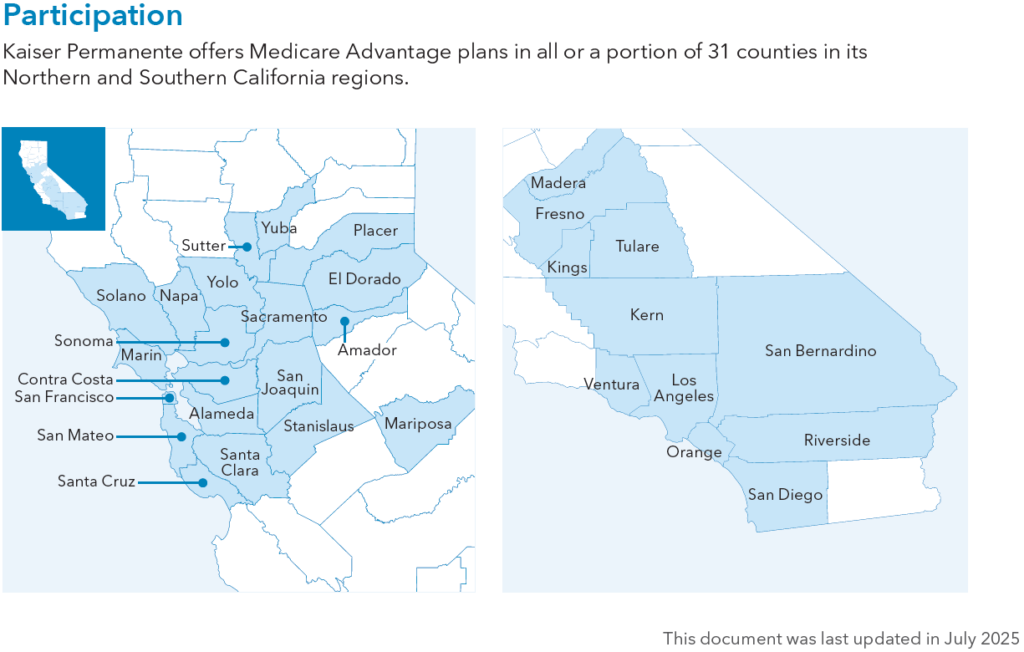 At a Glance: Kaiser Permanente’s participation in Medicare Advantage in ...